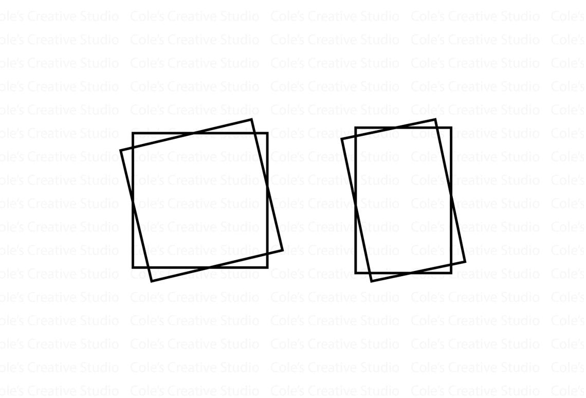 Double Frame Pair Svg, Square Frame Svg, Rectangle Frame Svg, Frame Svg ...