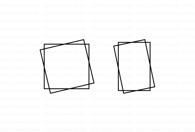Double Frame Pair Svg, Square Frame Svg, Rectangle Frame Svg, Frame Svg ...