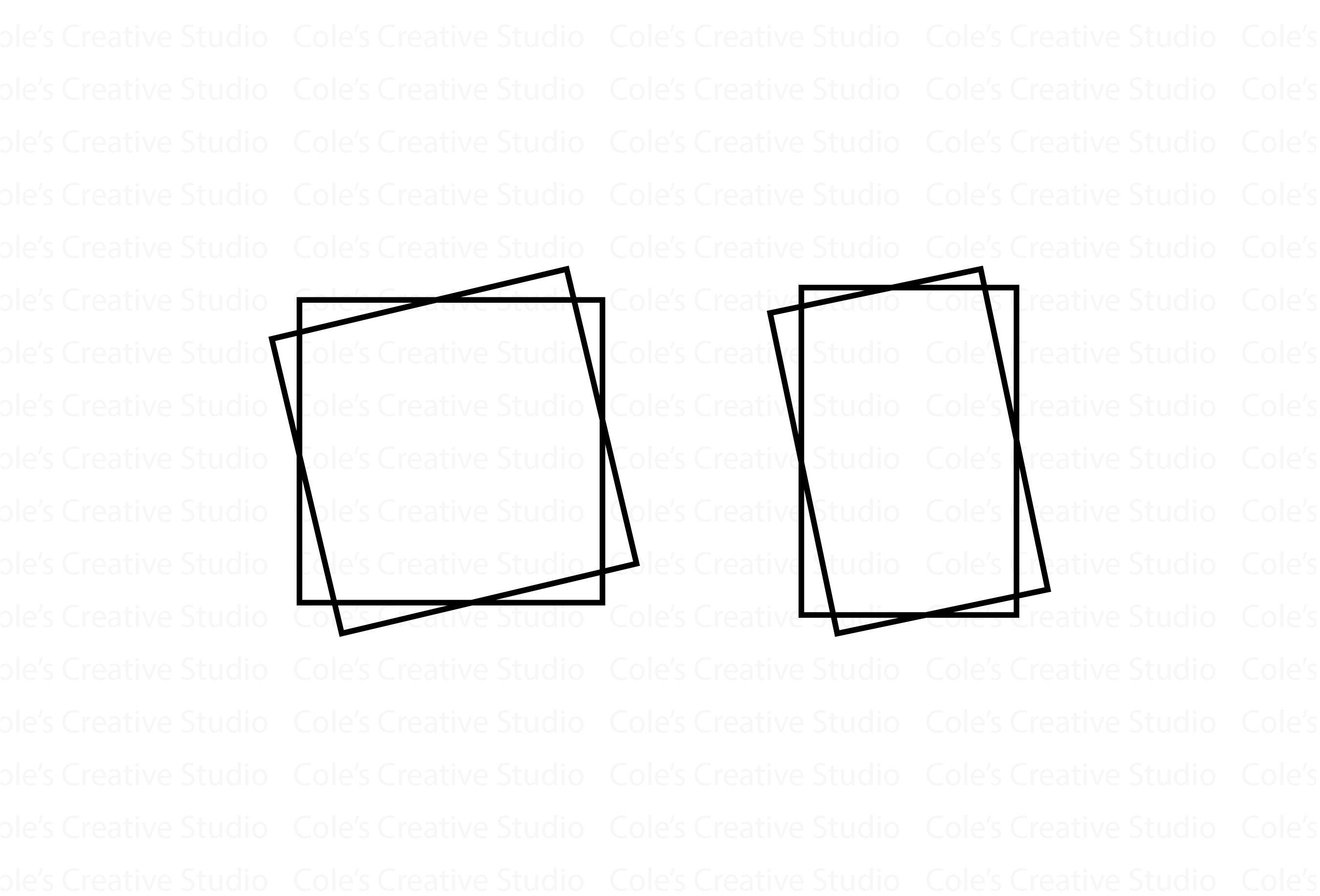 Double Frame Pair Svg, Square Frame Svg, Rectangle Frame Svg, Frame Svg ...