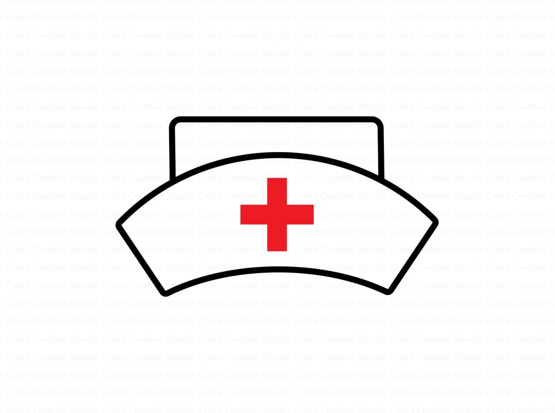 Nurse Hat Svg, Nurse Cap Svg, Healthcare Clipart, Healthcare Svg, Nurse ...