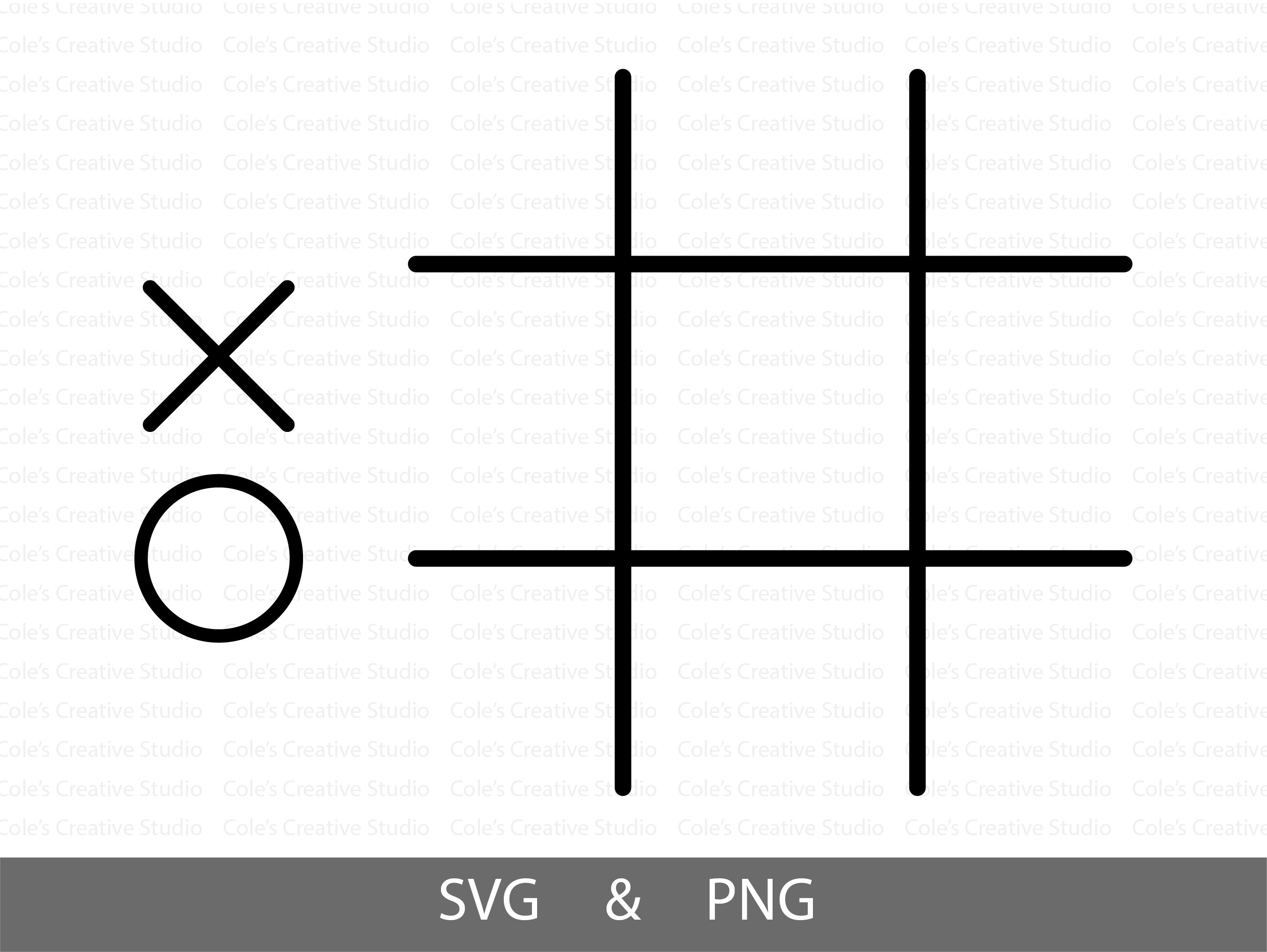 Tic Tac Toe Svg, Tic Tac Toe Template, Tic Tac Toe Clipart, Game Svg ...