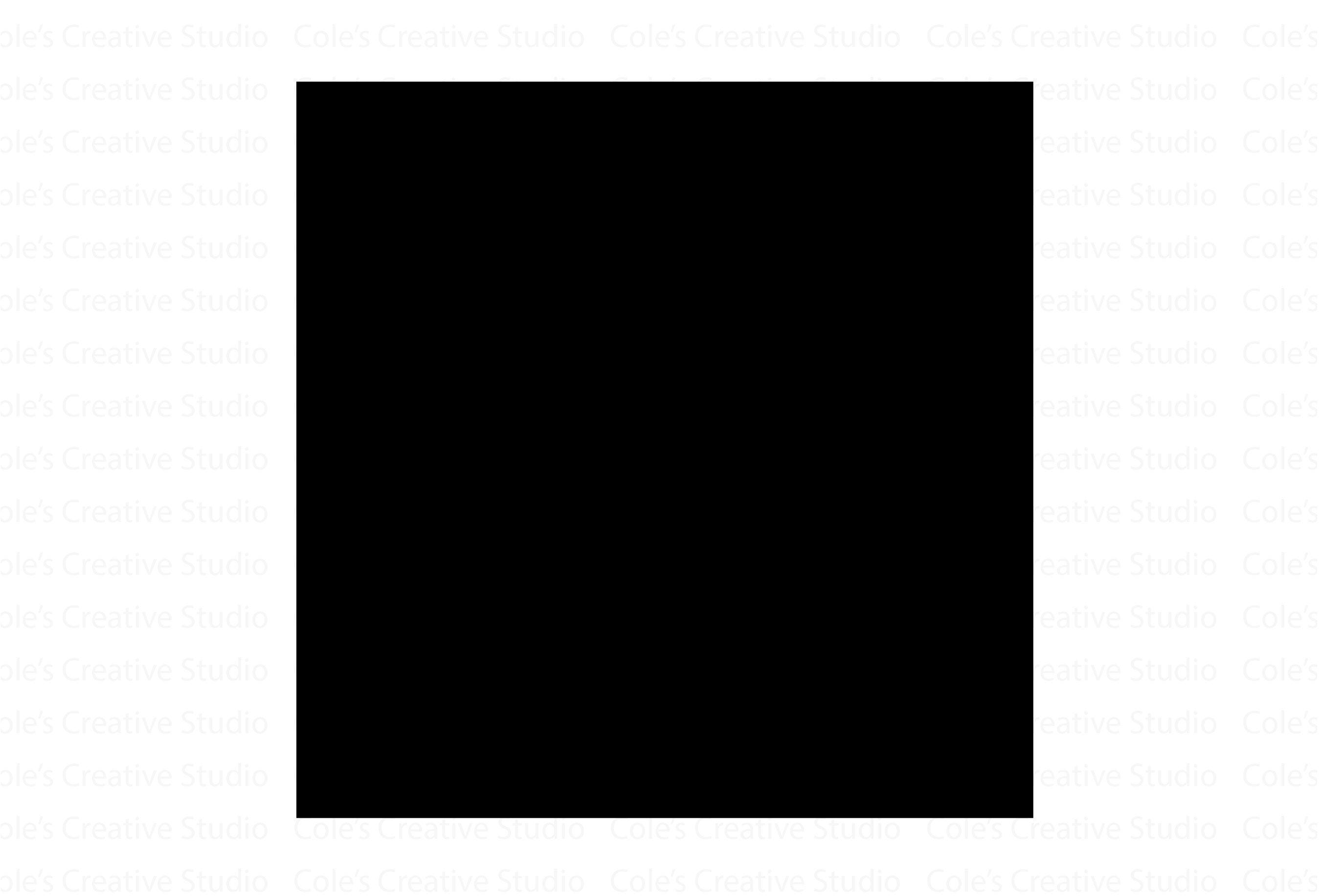 Filled Square SVG, Square Silhouette,filled Square, Square Template ...