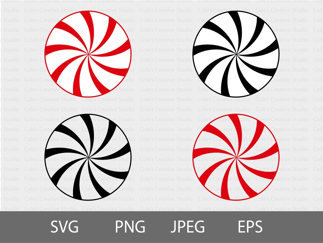 Simple Peppermint Svg Bundle, Peppermint Svg, Peppermint Png, Christmas ...