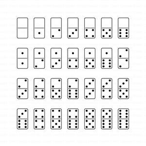 Dominoes Svg Sets Bundle, Dominoes, Domino, Gaming Svg, Casino Svg ...