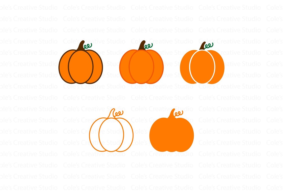 Orange Pumpkin Svg Bundle, Pumpkin Svg, Pumpkin Png, Fall SVG Bundle ...