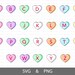 Conversation Hearts Alphabet Svg Bundle, Conversation Hearts ...