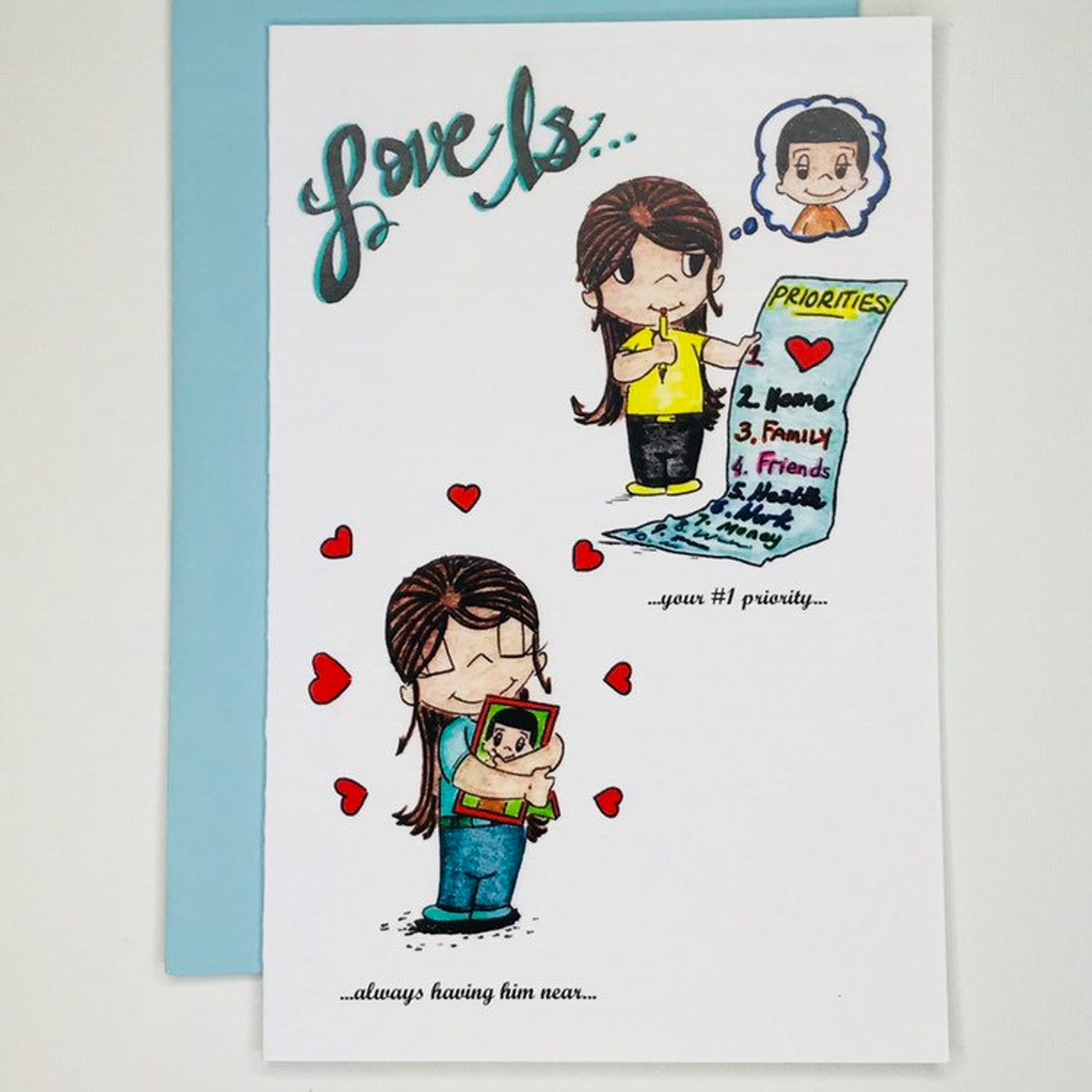 Love is Greeting Cards by Kim Casali (12 Pack) - Etsy