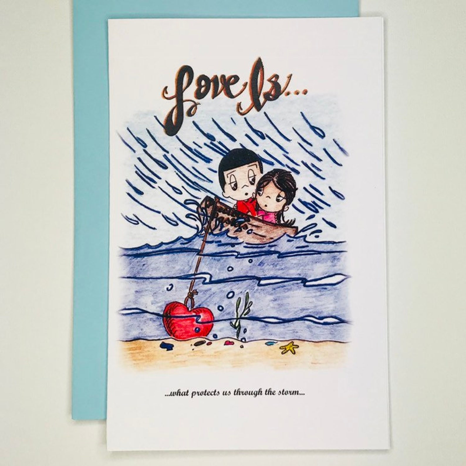 Love is Greeting Cards by Kim Casali (12 Pack) - Etsy