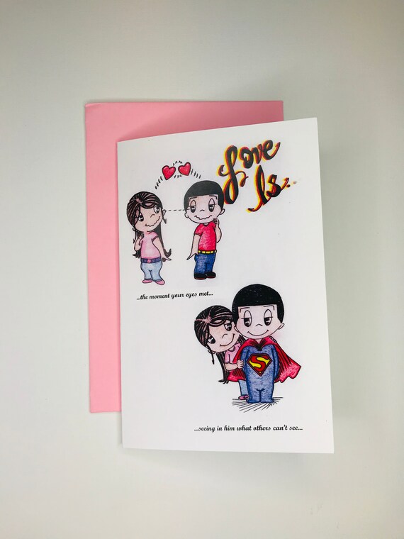 Love is Greeting Card 2 | Etsy