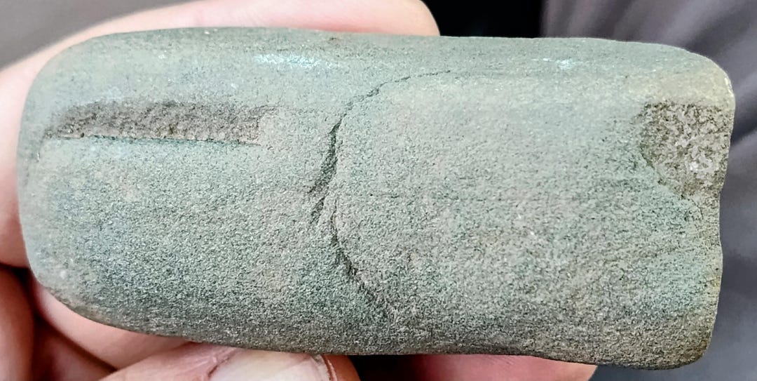 Atlatl Weight Indian Artifact With Eye and Groove - Etsy