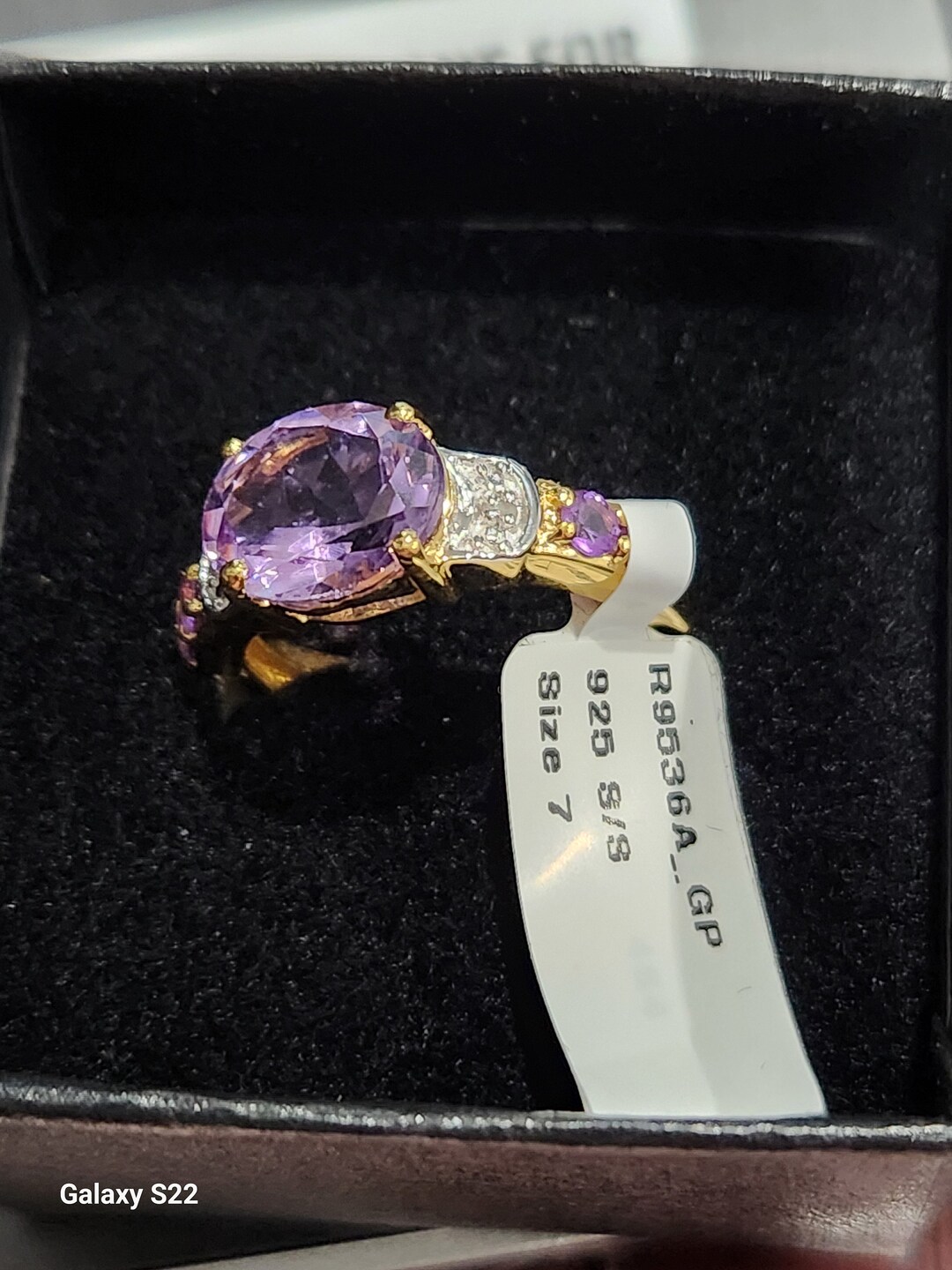 Gorgeous Women 14K Yellow Gold Over Solid Sterling Silver Diamonds and ...