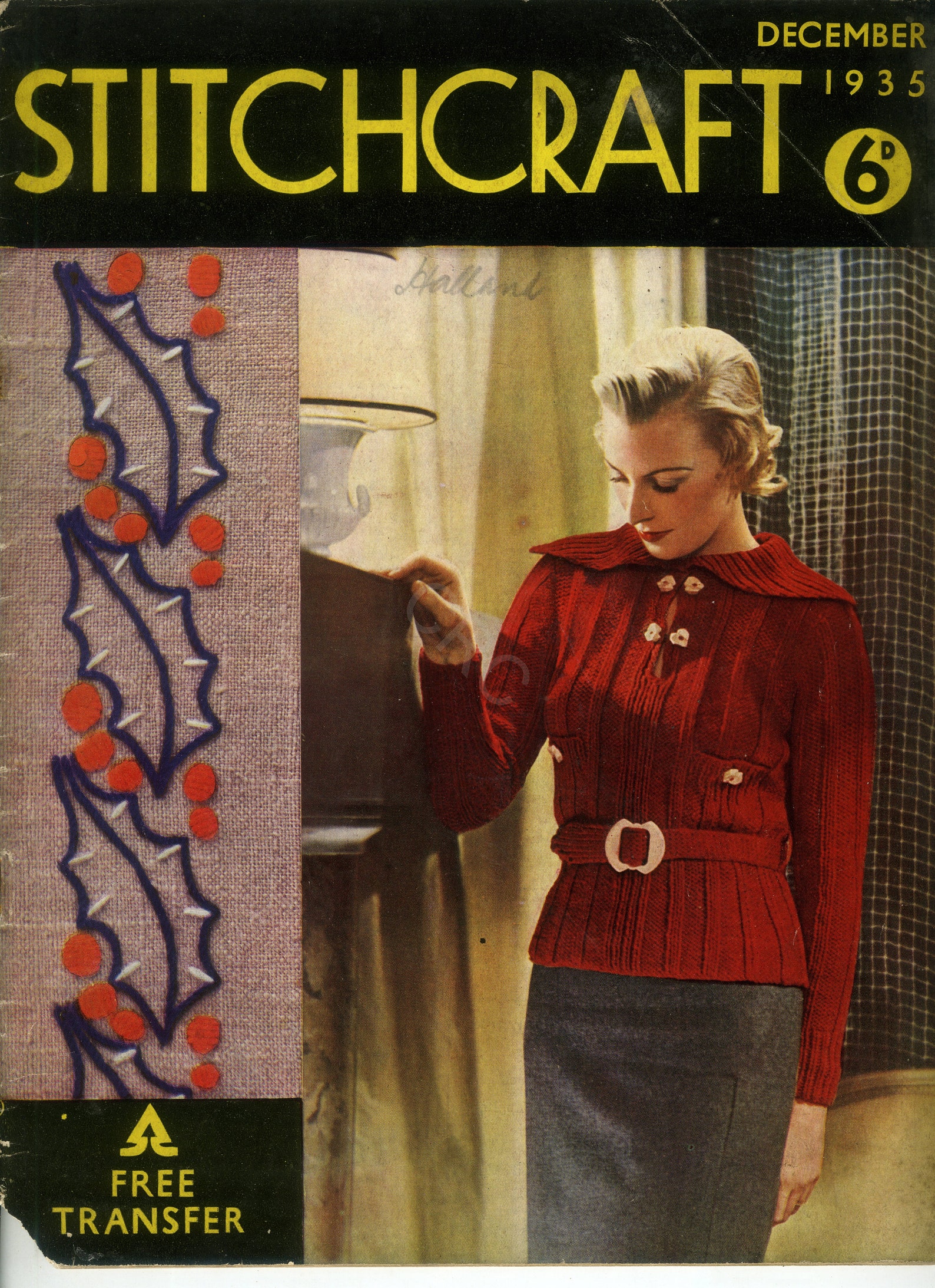 STITCHCRAFT: Entire Dec 1935 Edition. 40 Pages of Content - Etsy