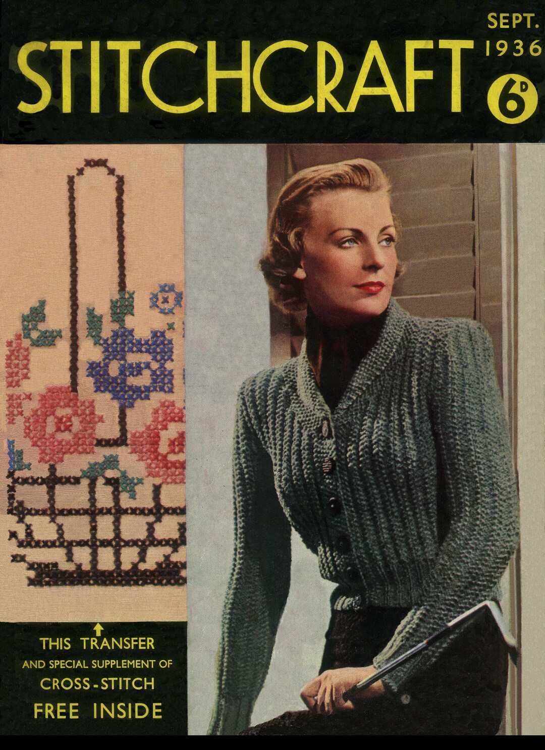 STITCHCRAFT: Entire Sept 1936 Edition. 48 Pages of Content Including ...