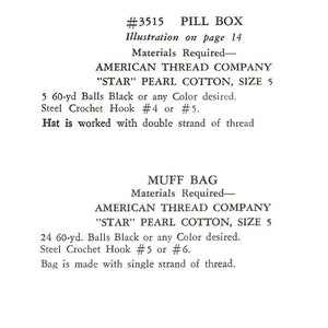 Vintage Crochet Pattern. Tintoretto Inspired Pillbox Hat & Bag - Etsy