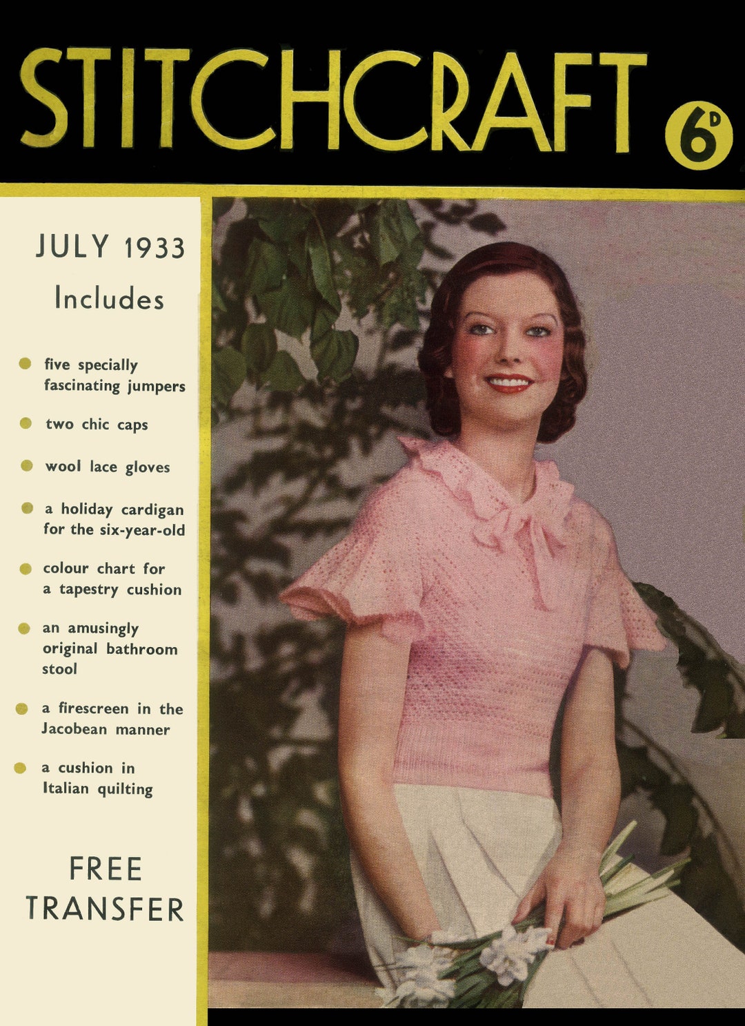 Stitchcraft Magazine July 1933. This 90 Year Old Magazine Has Some ...