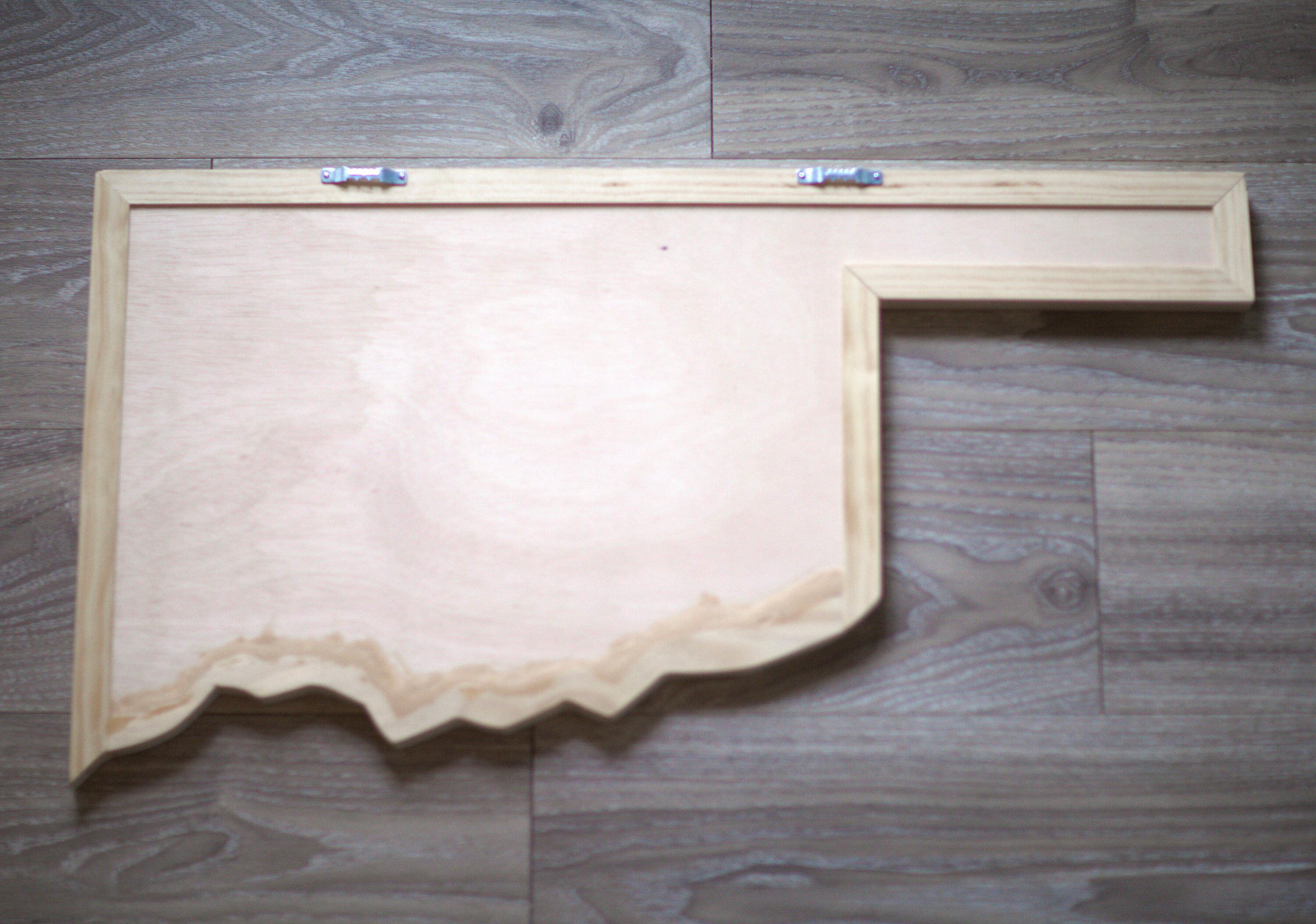 Oklahoma Shaped Letter Board - Etsy