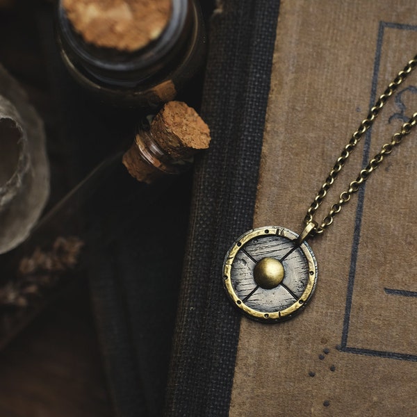 Shield Pendant - Etsy