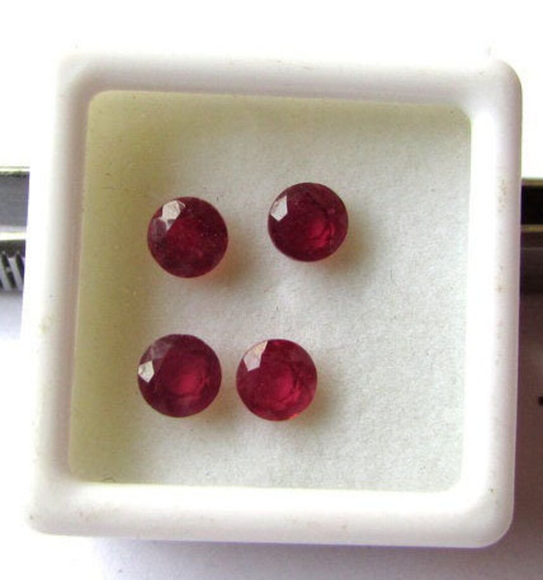 3MM, 4MM, 5MM RUBY Faceted Round Loose Gemstone, Ruby Round Faceted ...