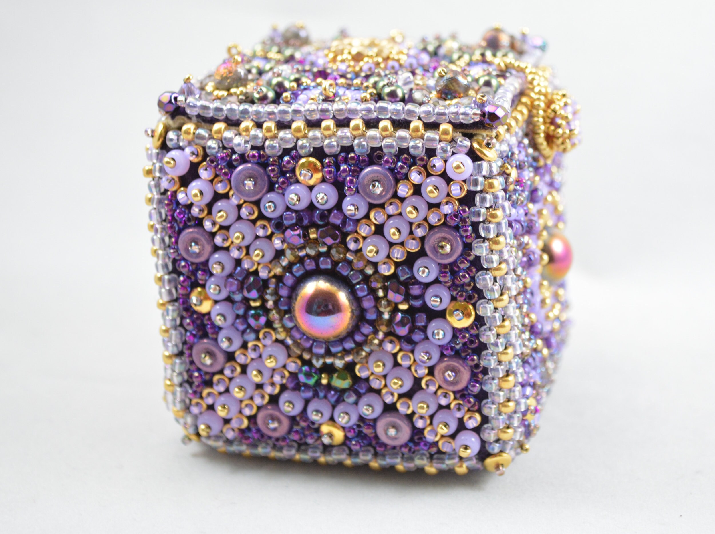Kit for Beaded Box With Crystal Button 2.75 Inches 3D Bead - Etsy