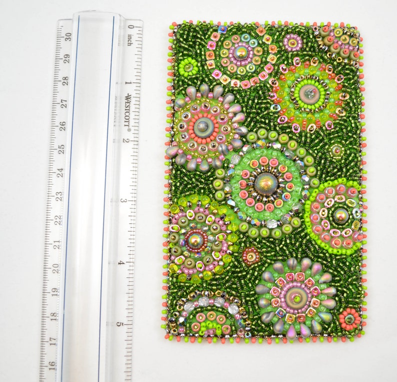 Bead Embroidery Tutorial, DIY Book Journal Bible Cover, Magnetic, Glass ...