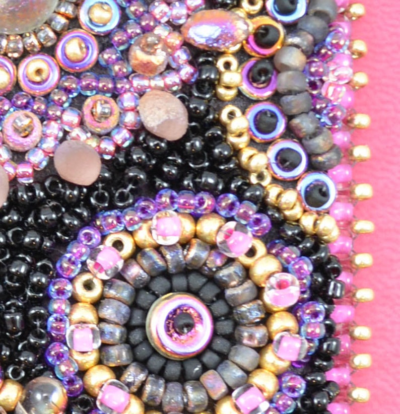 Tutorial for Bead Embroidery, Magnetic, Mandala Book Cover, Journal ...