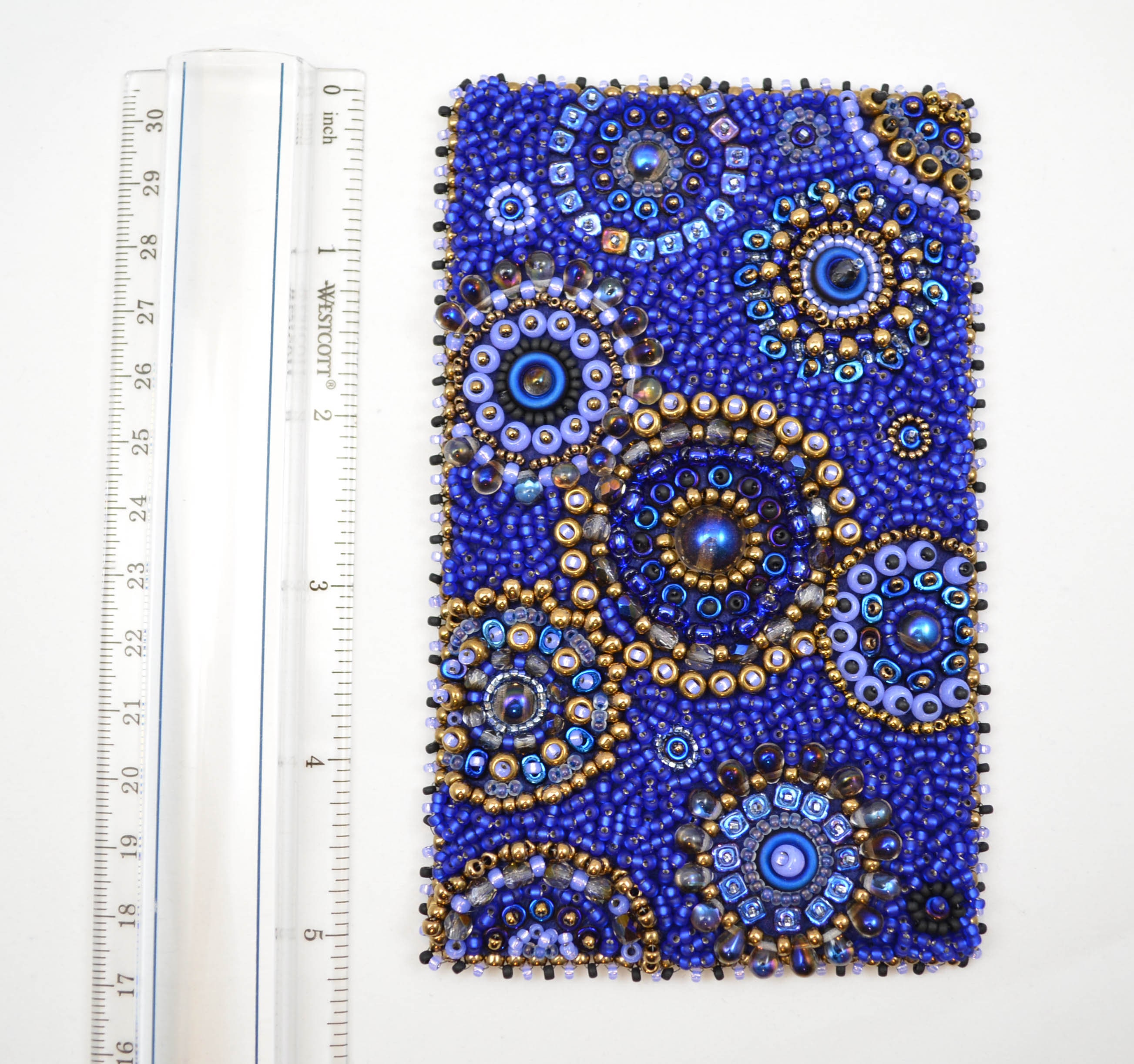 Bead Embroidery Tutorial, DIY Book Journal Bible Cover, Magnetic, Glass ...