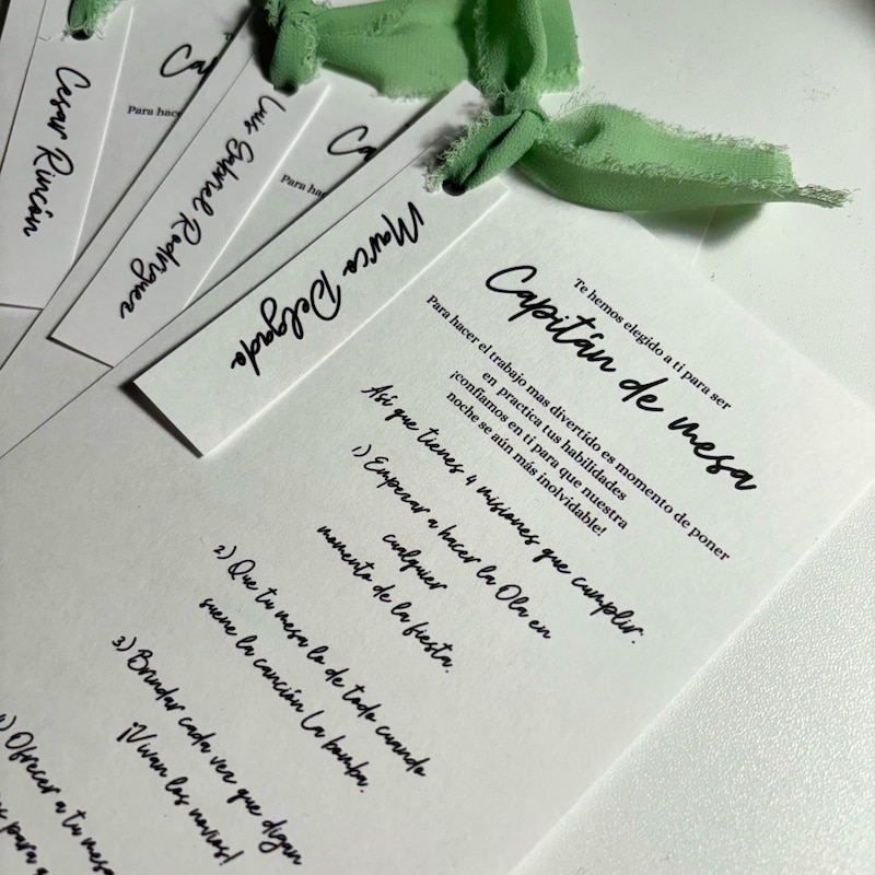 Table Captain Card Wedding - Etsy