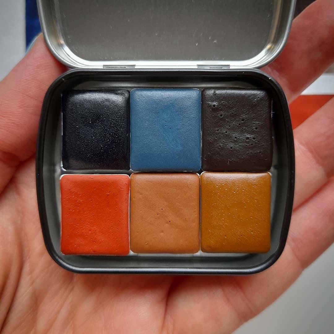Portrait Palette Handmade Watercolor Paints - Etsy