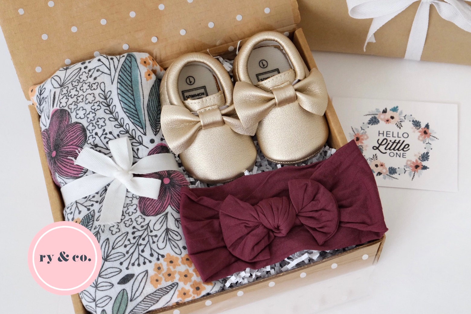 Baby Gift Box, Baby Gift Set, Ready to Ship Baby Shower Gift With Card ...