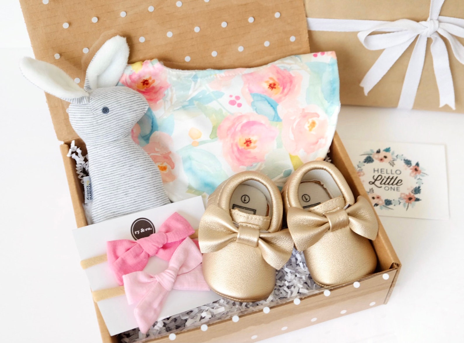 Caja de regalo del bebé listo para enviar el regalo de la | Etsy