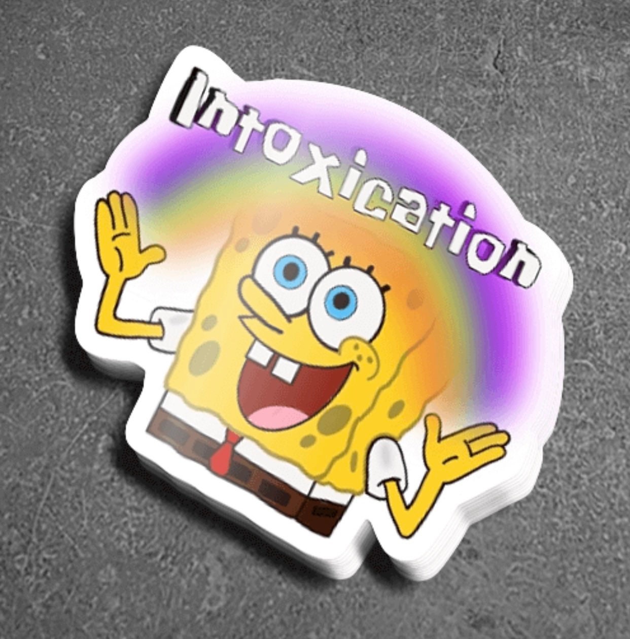Intoxication Vinyl Sticker - Etsy