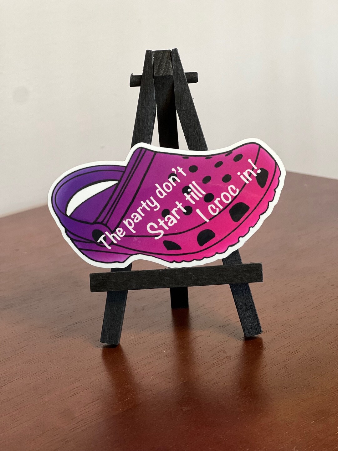 Croc Vinyl Sticker - Etsy