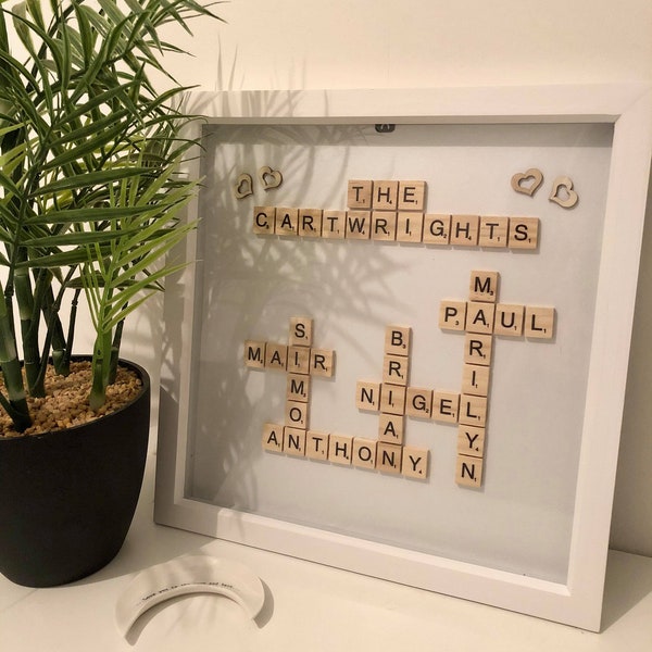 Scrabble Frame - Etsy UK