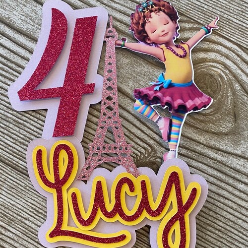 Fancy Nancy Cake Topper Fancy Nancy Birthday Etsy