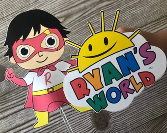Ryan World Cake Topper - Etsy