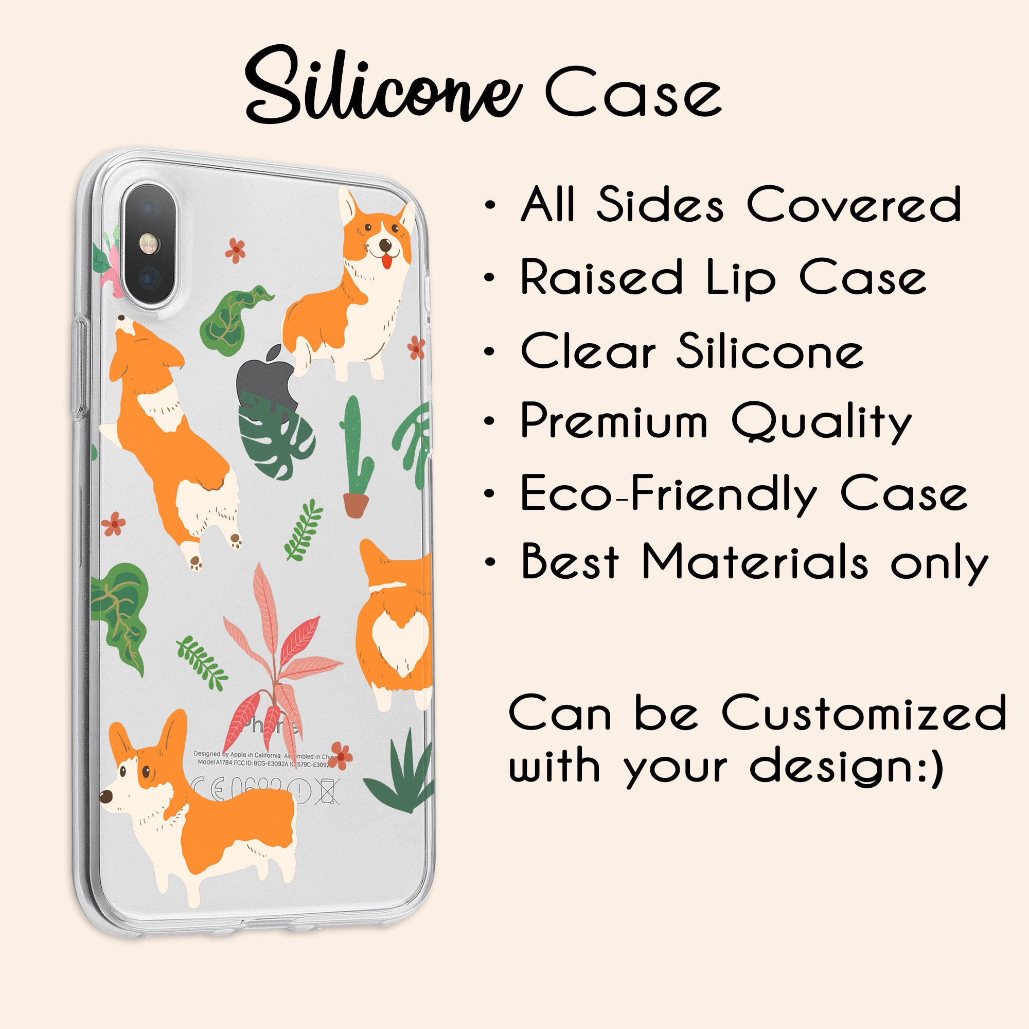 Cute Corgi Iphone 13 Case Corgis Iphone 12 Case Tropical - Etsy