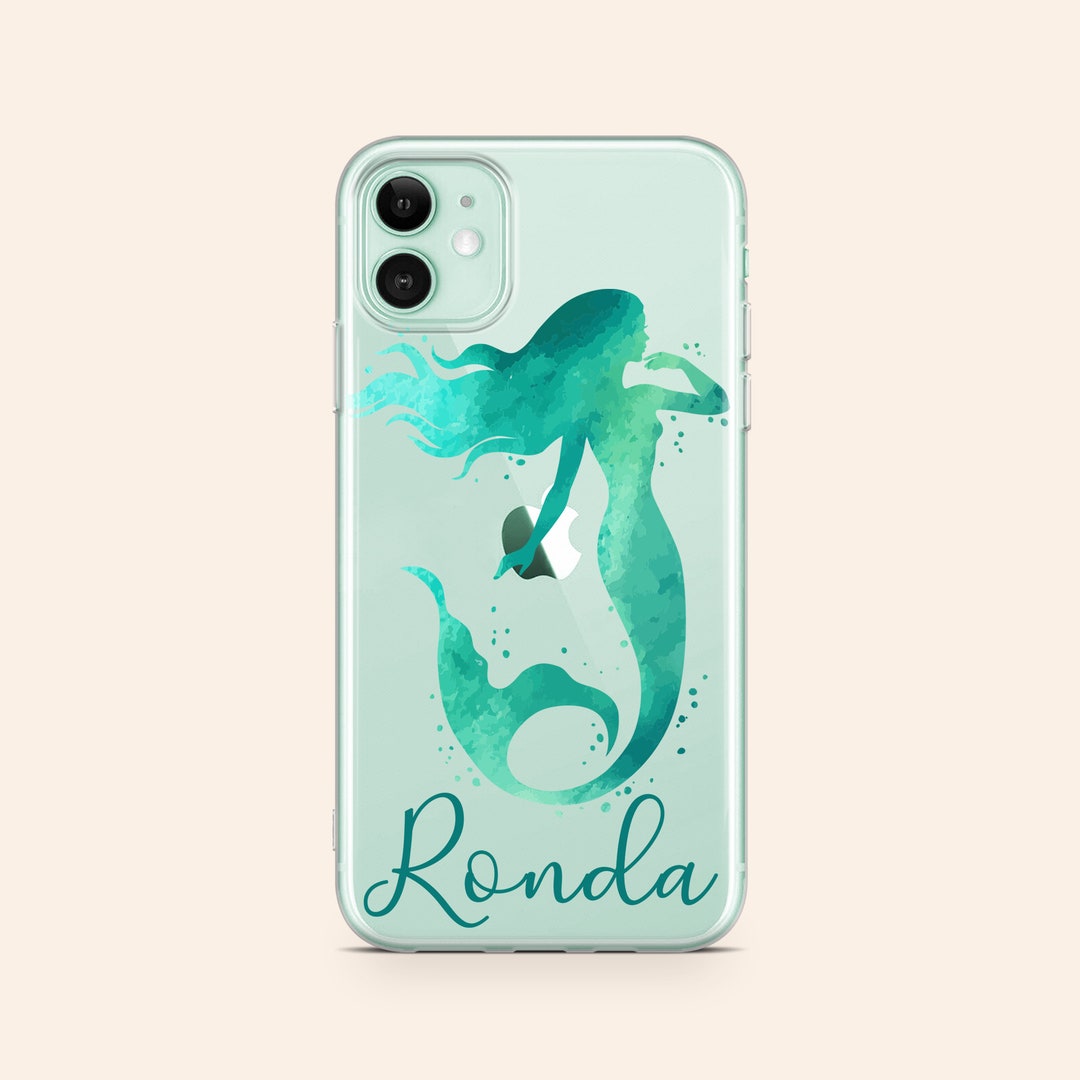 Mermaid iPhone 13 Pro Max Case Custom Personalized iPhone 12 Case Clear ...