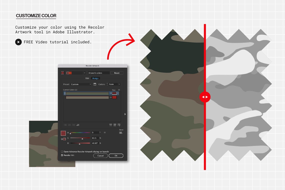 Camo Seamless Pattern - Etsy