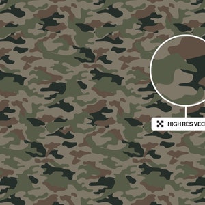 Camo Seamless Pattern | Etsy