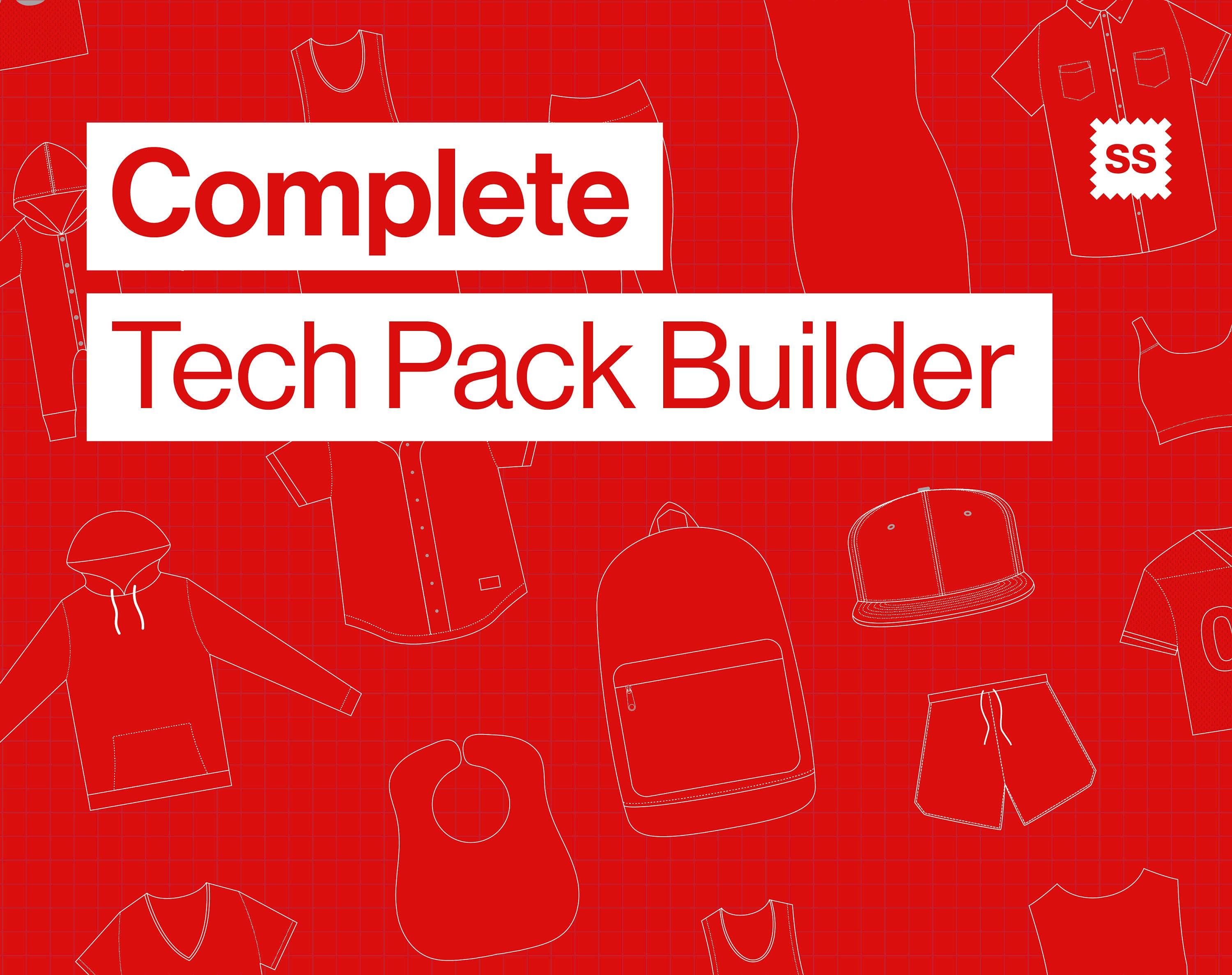 Complete Tech Pack Builder, Clothing Templates, Fashion Design Template ...
