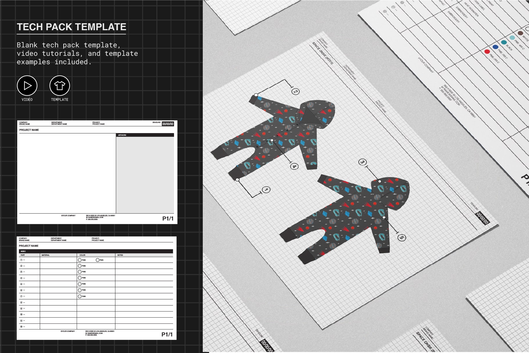 Baby Clothes Tech Pack Builder - Etsy