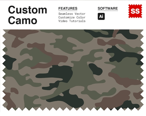 Camo Seamless Pattern | Etsy