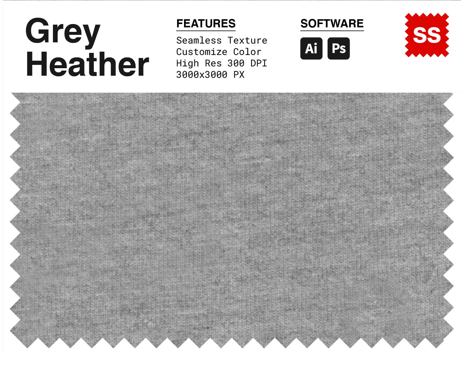 Grey Heather Seamless Texture Pattern - Etsy
