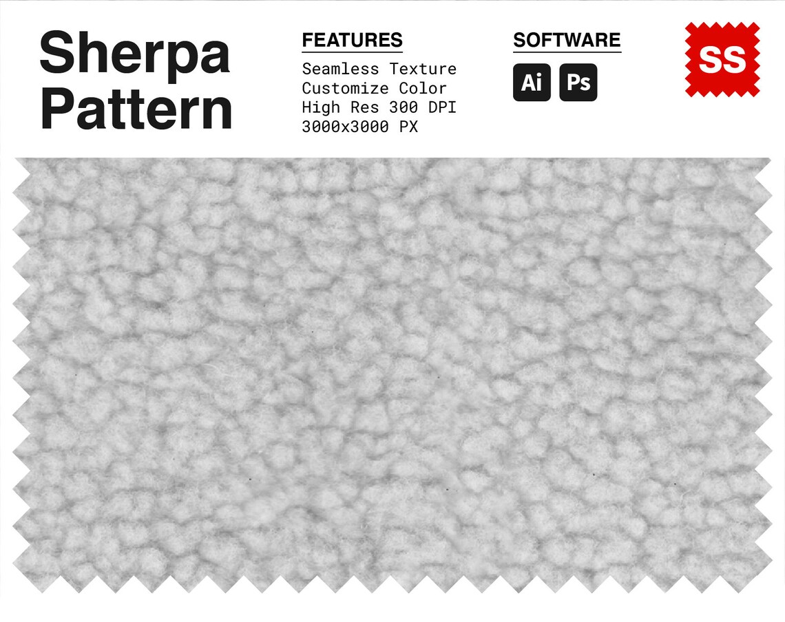 Sherpa Pattern - Etsy