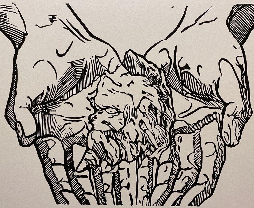 Seashell Linoleum Print - Etsy