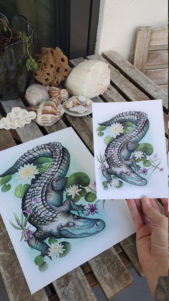 Alligator Swamp Art