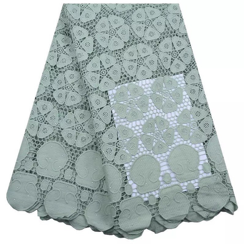 African Net Lace Fabric High Quality Nigerian Rhinestone Lace ...