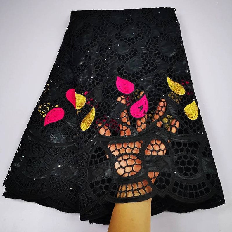 Bazin Brode African Lace Fabric Wedding African Bazin Riche Fabric 2 ...