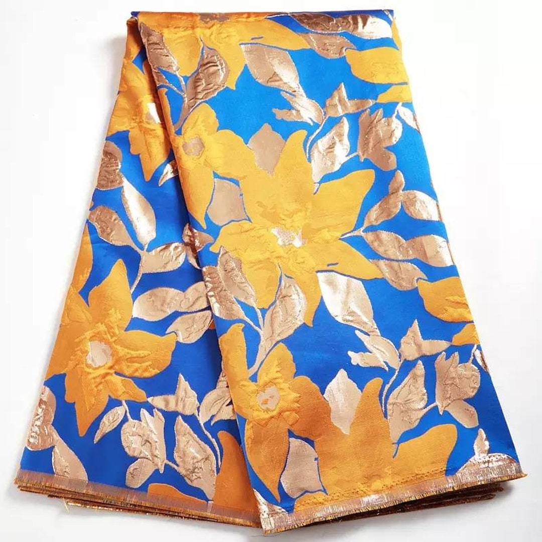 Latest Gilding Jacquard Lace Fabric Unique African Gilding Lace Fabric ...