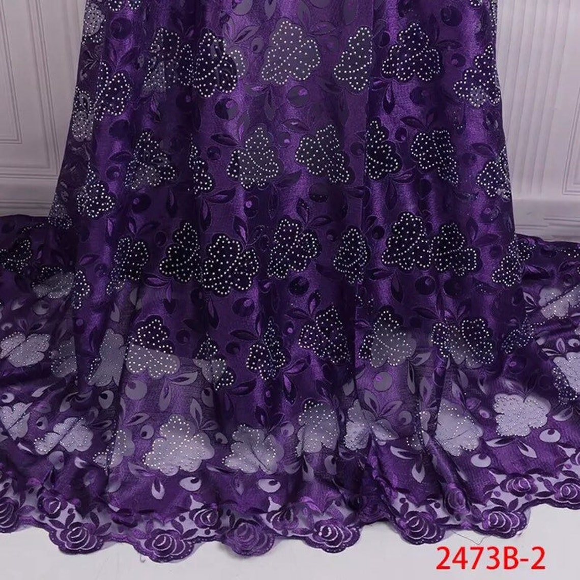 High Quality African French Net Lace Fabric Wit Stones French - Etsy UK